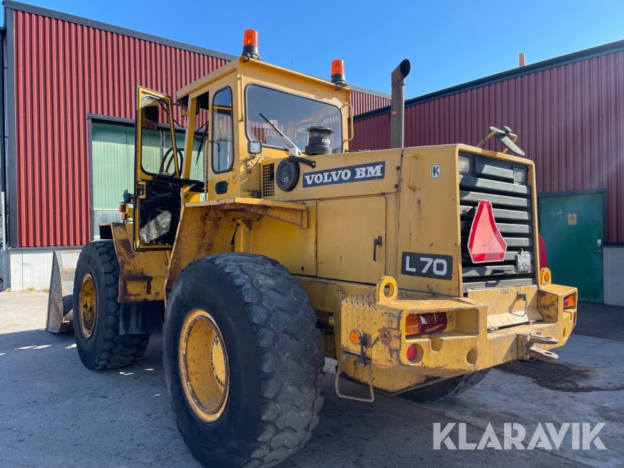 Lastmaskin Volvo BM L70, Högsby, Klaravik auktioner
