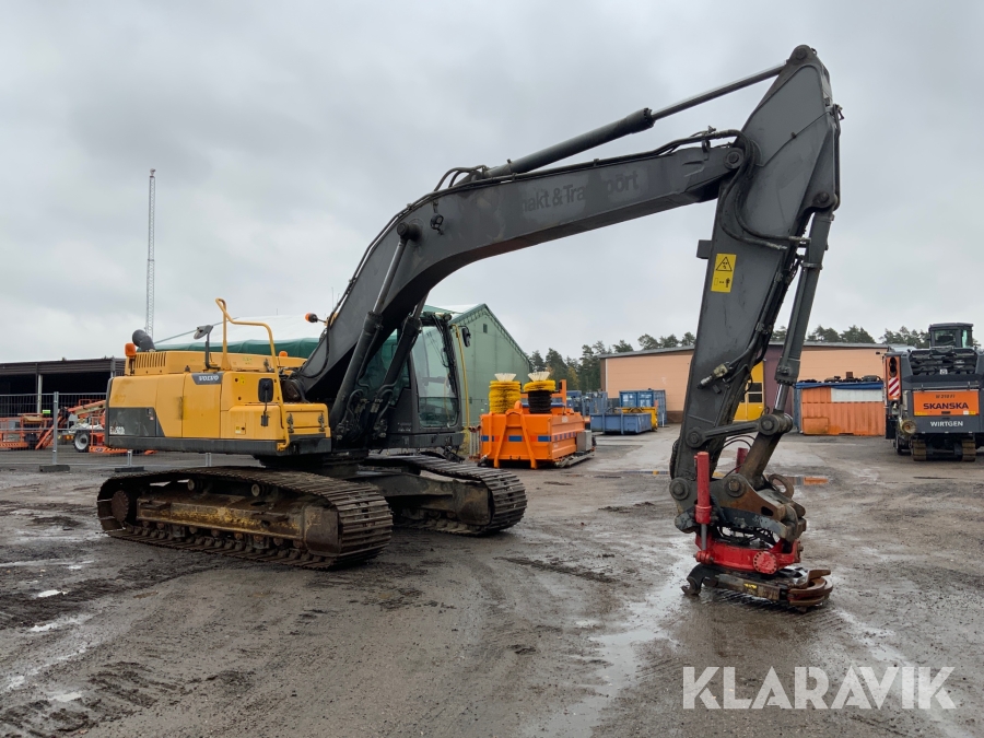 Grävmaskin Volvo EC250 D, Växjö, Klaravik auktioner
