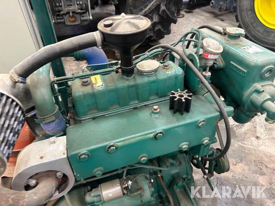 Motor med generator Valmet / Sisu 320 DSMG, Heby, Klaravik