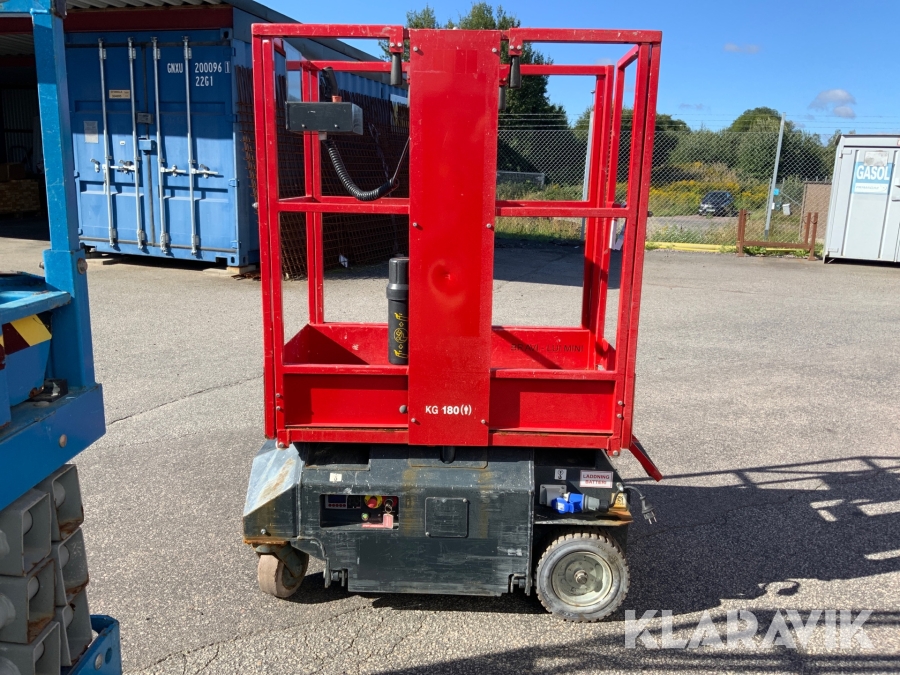 Pelarlift Leonardo LUI MINI HD, Skövde, Klaravik auktioner