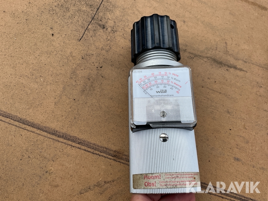 Vattenhaltsmätare till spannmål Wile 35, Alingsås, Klaravik