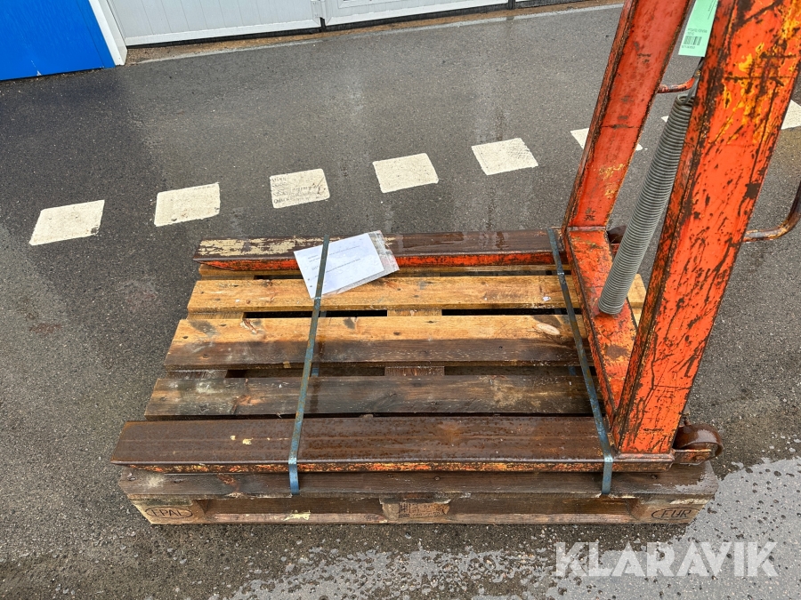 Lyftgaffel Lyftman B1500, Svalöv, Klaravik auktioner