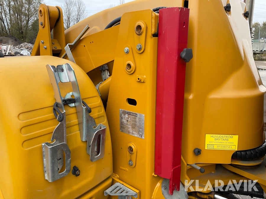 Traktorgrävare Hydrema 906E, Landskrona, Klaravik auktioner