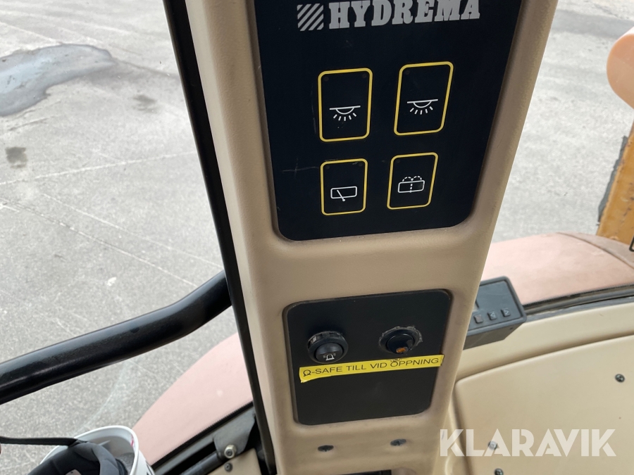 Traktorgrävare Hydrema 906E, Landskrona, Klaravik auktioner