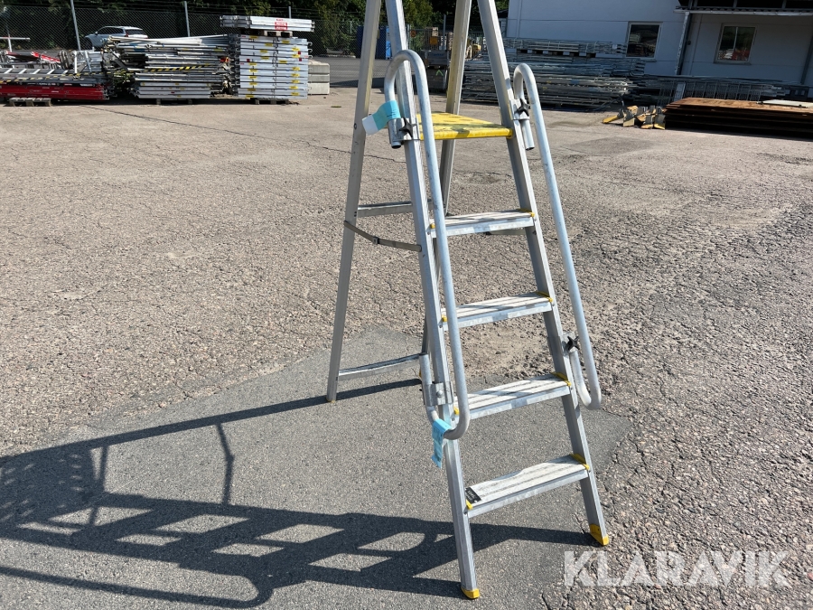 Stege med plattform och räcke Wibe WTS 77P-5S, Svalöv, Kla