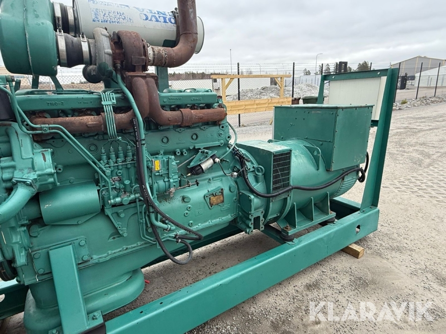 Generator Volvo Penta 250 kVA, Enköping, Klaravik auktioner