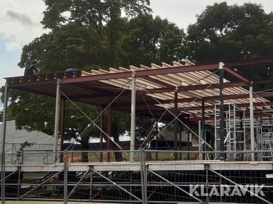 Modulärt entresolplan/tvåvåningssystem stålkonstruktion, Lin