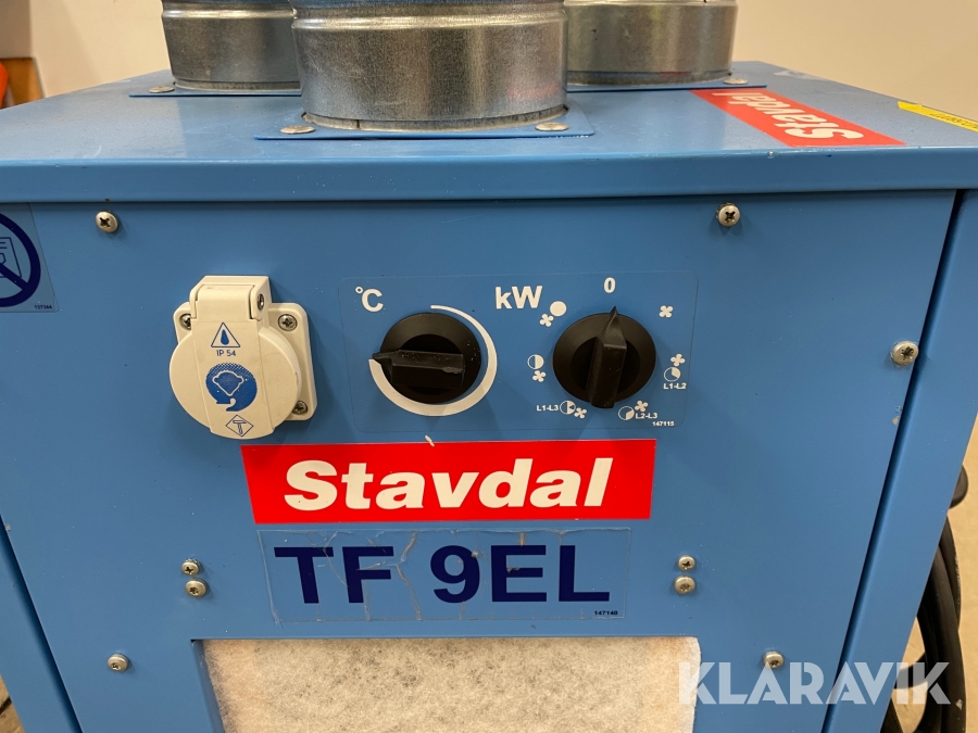 Klaravik Auktioner | Värmefläkt El-Björn TF 9EL