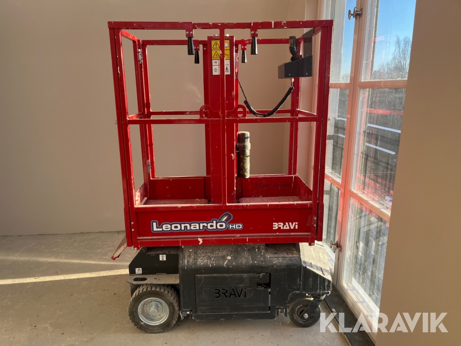 Pelarlift Leonardo Bravi Lui mini, Norrköping, Klaravik aukt