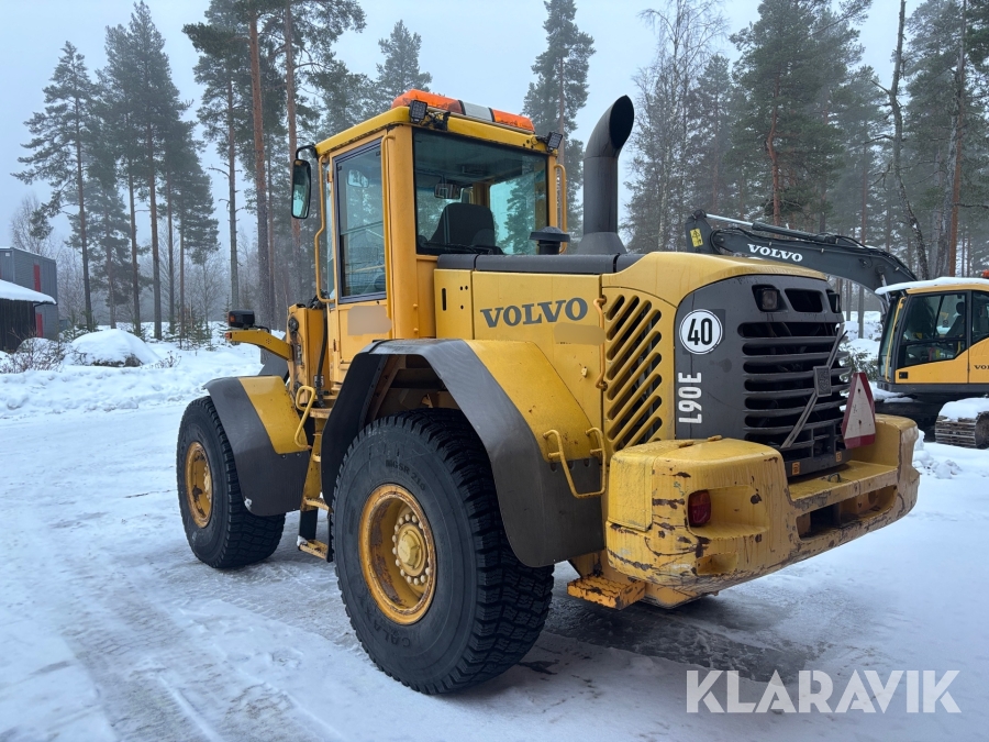 Hjullastare Volvo L90E, Falun, Klaravik auktioner