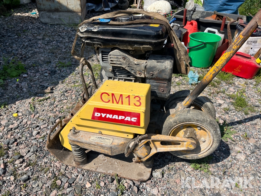 Markvibrator Dynapac CM13, Södertälje, Klaravik auktioner