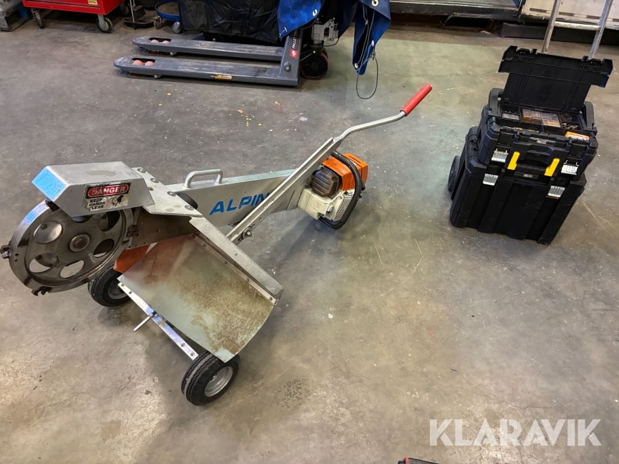 Stubbfräs Alpine Magnum, Trelleborg, Klaravik auktioner