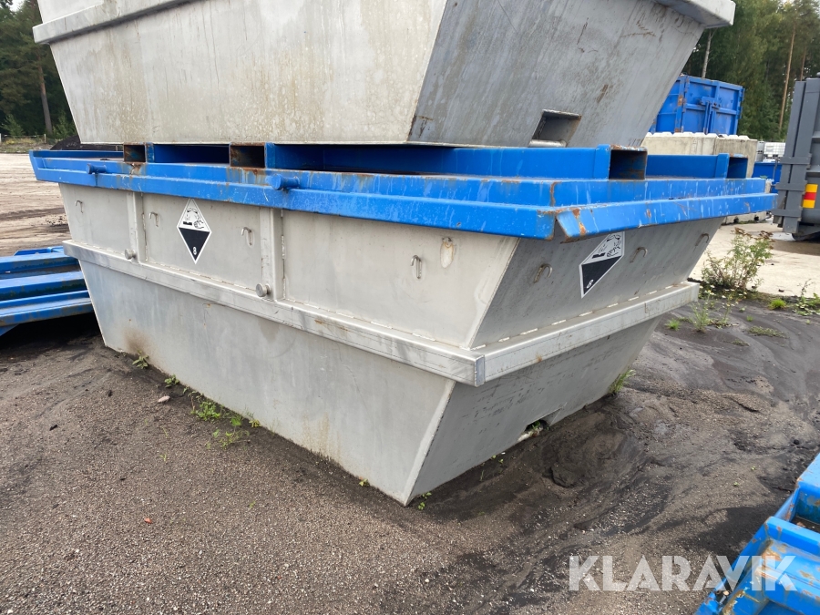 Container med lock, Västerås, Klaravik auktioner