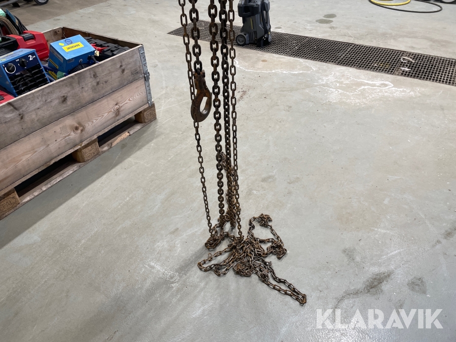 Kättingtalja Kito 200KG, Svalöv, Klaravik auktioner