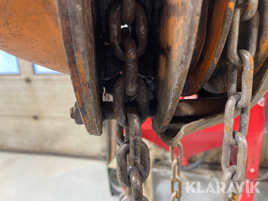 Kättingtalja Kito 200KG, Svalöv, Klaravik auktioner