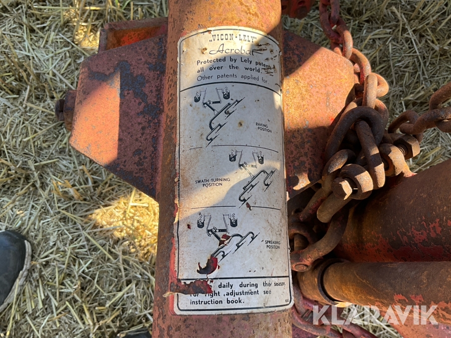 Höräfsa Vicon Lely Acrobat, Eslöv, Klaravik auktioner