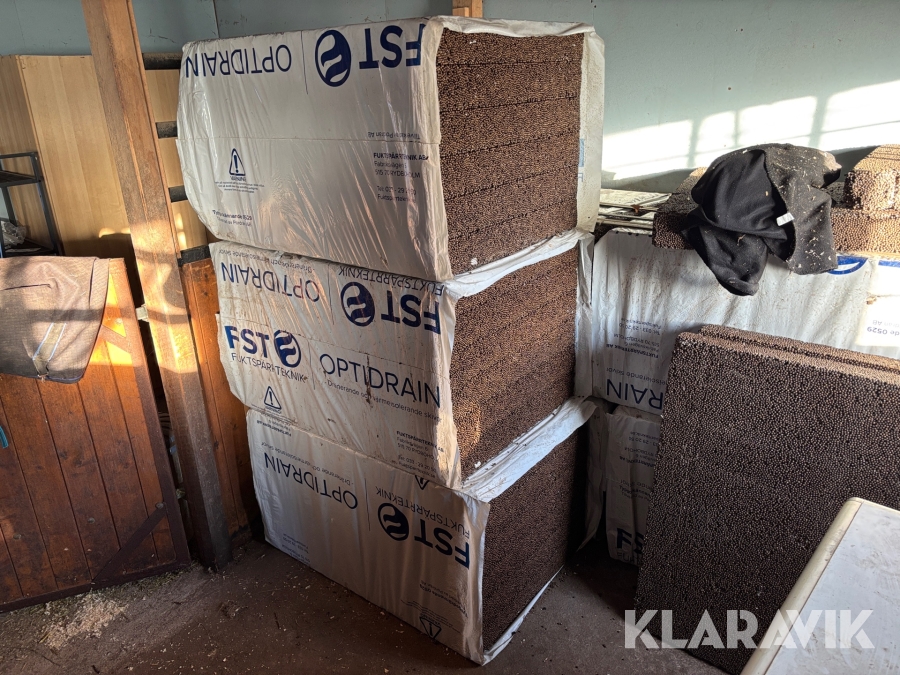 Grundisolering Optidrain, Borgholm, Klaravik auktioner