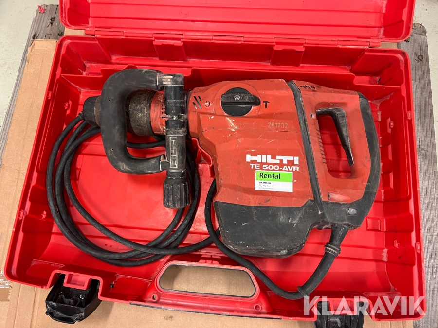 Elektrisk bilningsmaskin Hilti TE 500-AVR, Södertälje, Klara