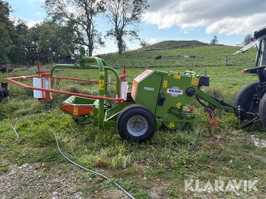 Rundbalspress Wolagri R500 Combi, Uddevalla, Klaravik auktio