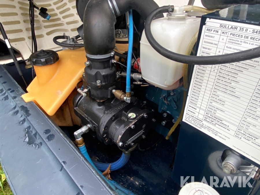 Kompressor Sullair Europe 38K-0291, Norrtälje, Klaravik auk
