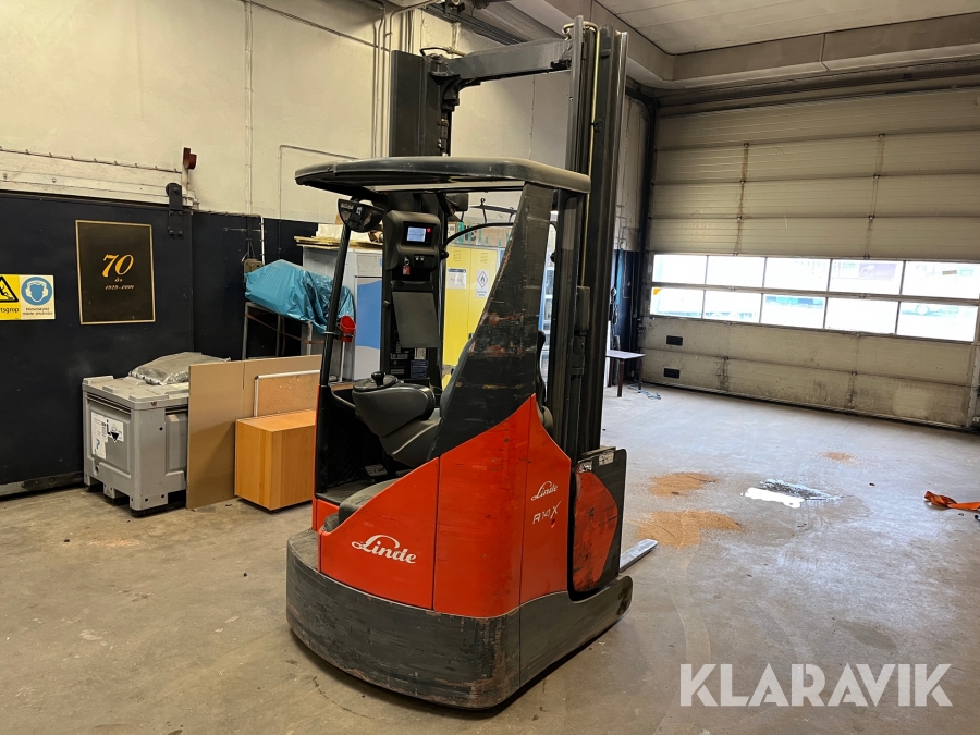 Skjutstativtruck Linde R14X, Malmö, Klaravik auktioner