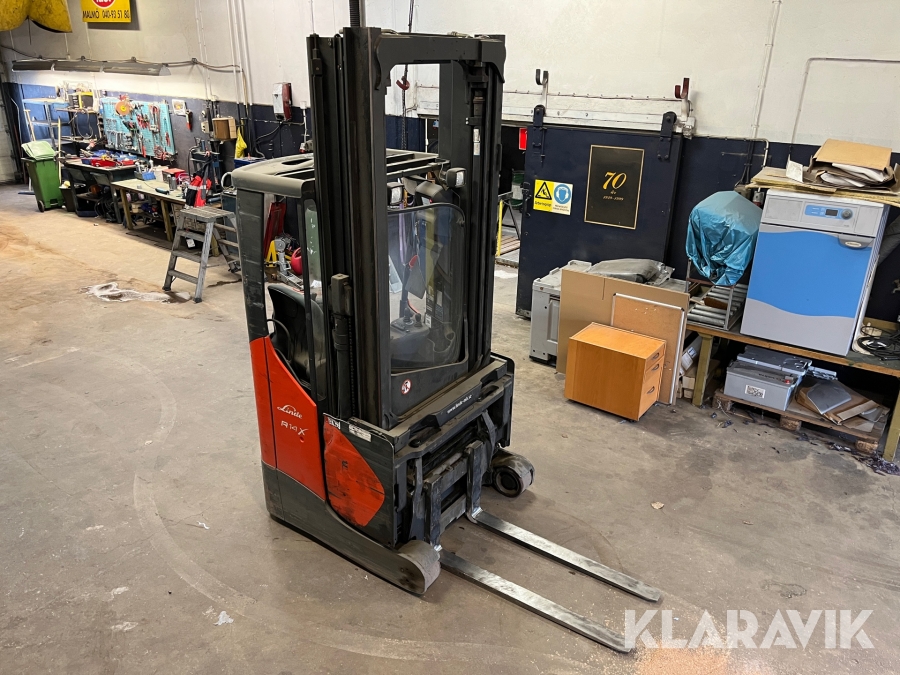 Skjutstativtruck Linde R14X, Malmö, Klaravik auktioner