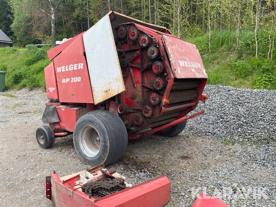 Balpress Welger RP 200, Färgelanda, Klaravik auktioner