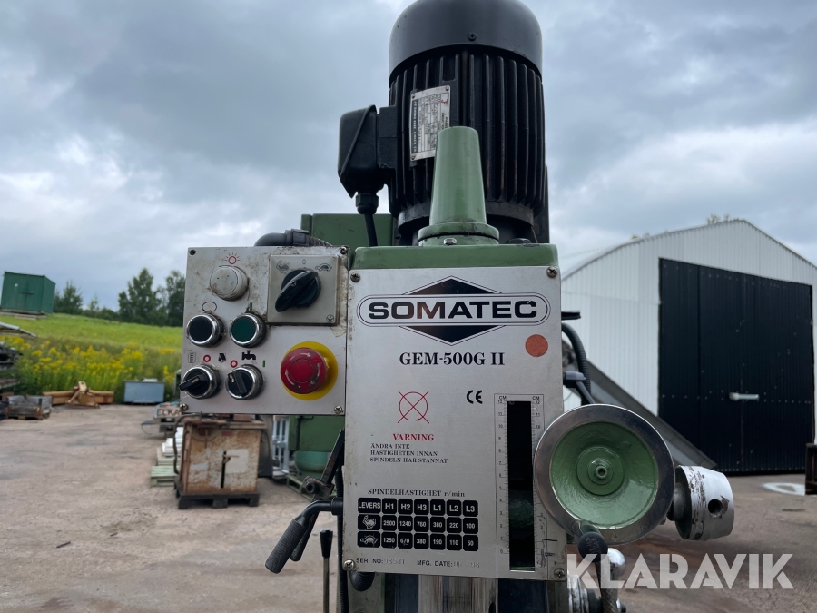 Fräs Somatec Gem-500G II, Torsby, Klaravik auktioner