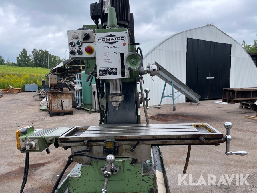 Fräs Somatec Gem-500G II, Torsby, Klaravik auktioner