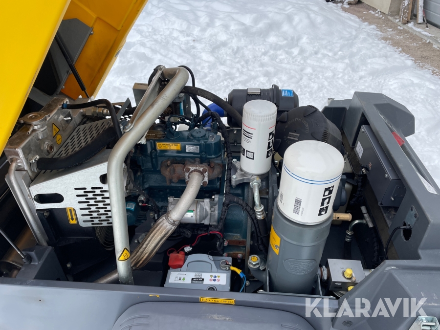 Kompressor Atlas copco XAS48, Vimmerby, Klaravik auktioner