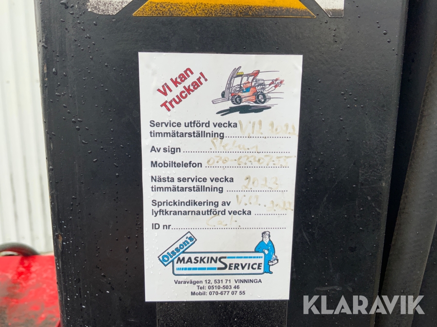 Truck CAT EP18KT, Värnamo, Klaravik auktioner