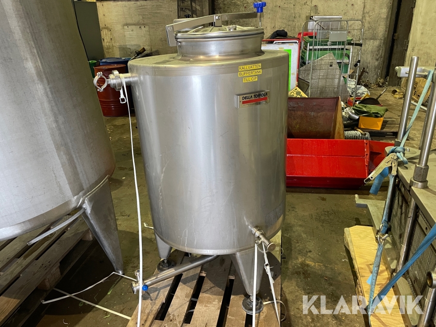 Rostfri tank Della Toffola, Ludvika, Klaravik auktioner