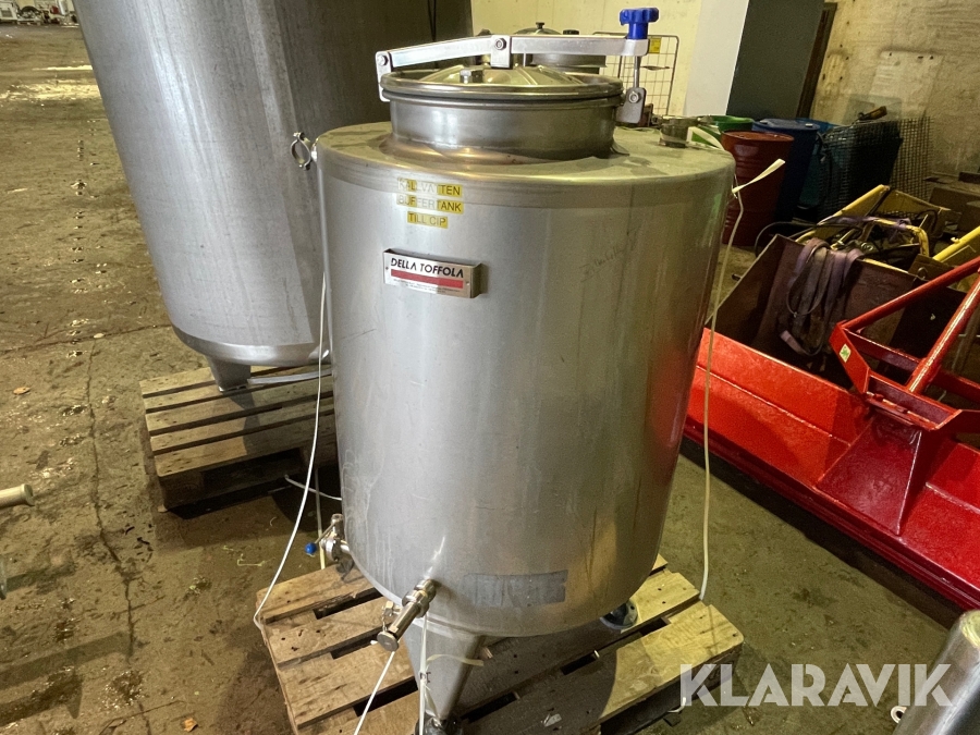 Rostfri tank Della Toffola, Ludvika, Klaravik auktioner