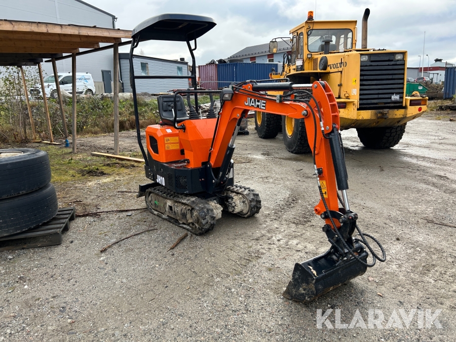Grävmaskin Jiahe JH10, Örnsköldsvik, Klaravik auktioner