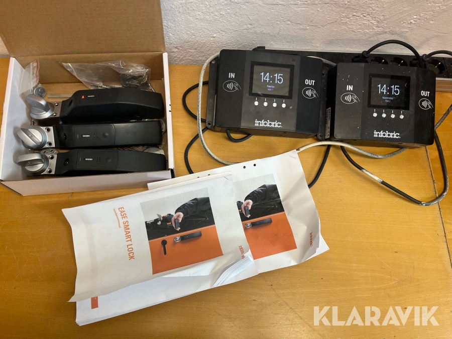 Reg Box och passerlås Infobric, Katrineholm, Klaravik auktio
