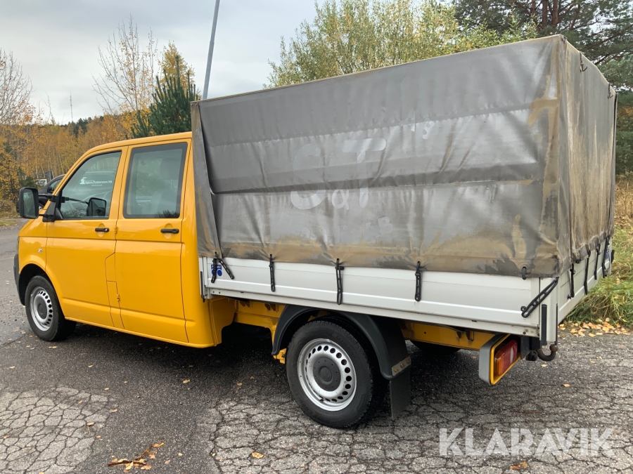 Pickup Volkswagen Transporter Dubbelhytt, Flen, Klaravik auk