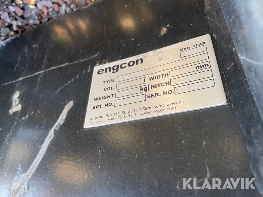 Tjälkrok Engcon R10 700, Säter, Klaravi