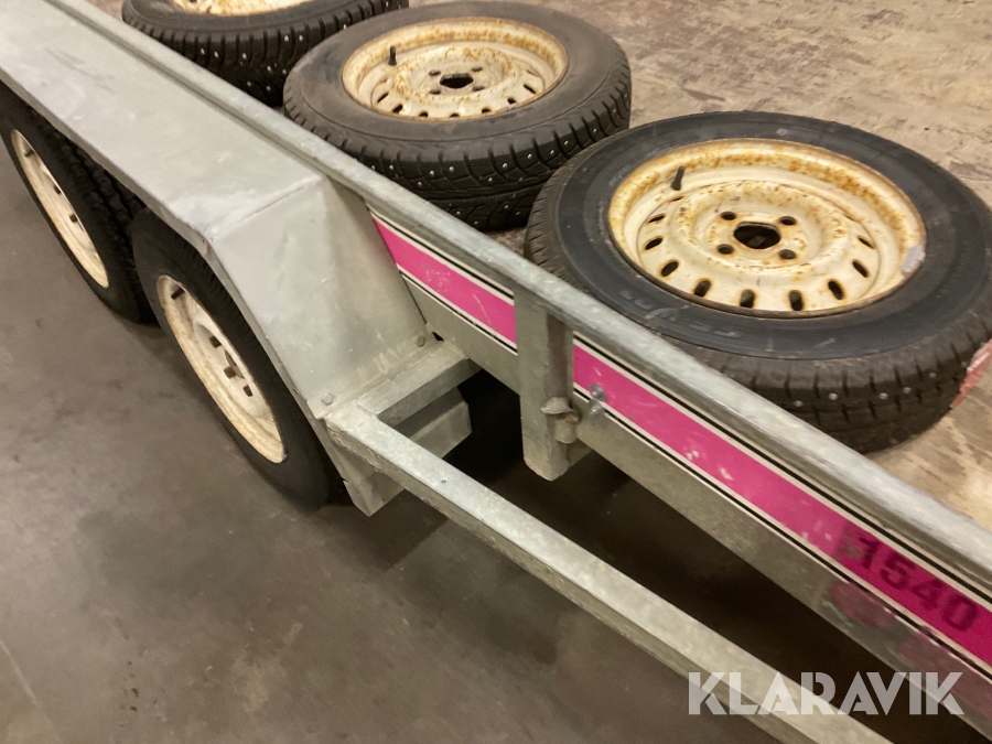 Personbilssläp 4P 1540TD/14, Lycksele, Klaravik auktioner
