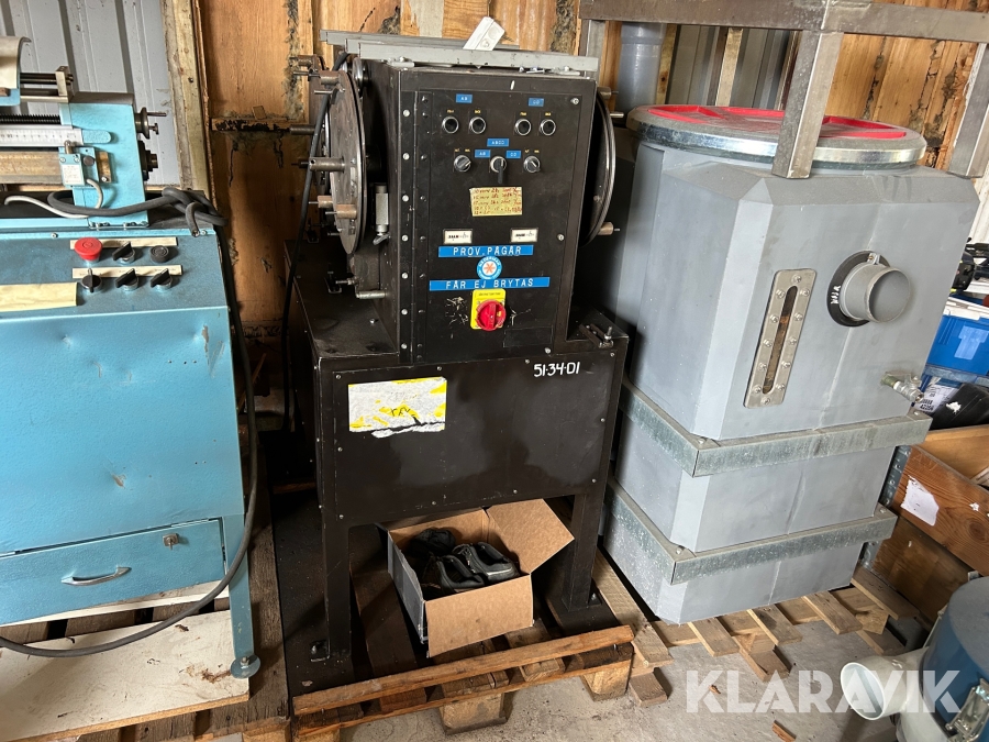 Slangvindemaskin, Göteborg, Klaravik auktioner