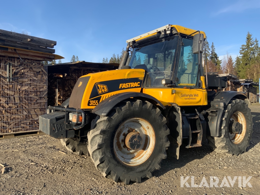 Lastare JCB Fastrac 3155, Värnamo, Klaravik auktioner