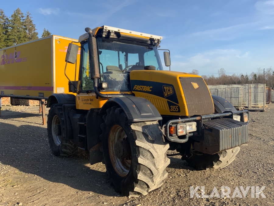 Lastare JCB Fastrac 3155, Värnamo, Klaravik auktioner