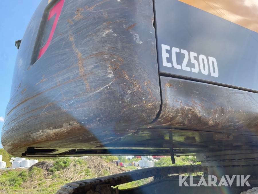 Grävmaskin Volvo EC250DL, Bollnäs, Klaravik auktioner