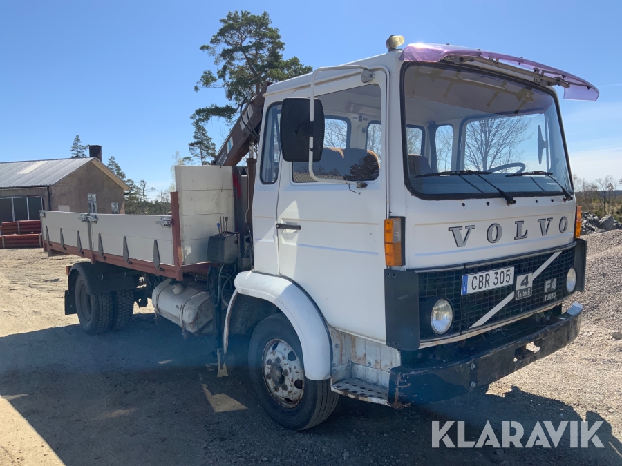 Veteranlastbil Volvo F408 4X2, Borås, Klaravik auktioner