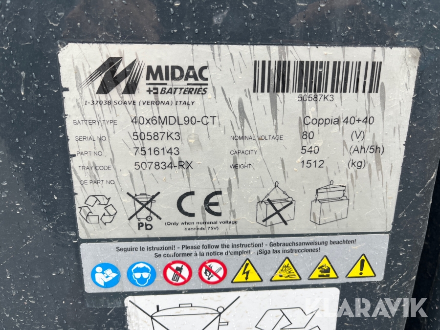 Sidlastare Combilift C5000 SLE 5000kg, Gävle, Klaravik aukti