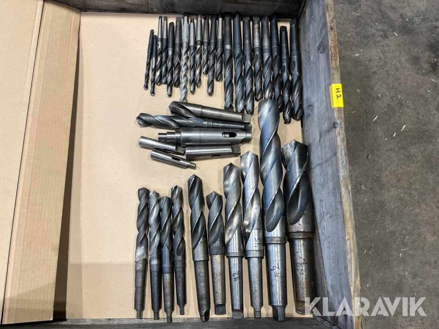 Parti med diverse borr, Finspång, Klaravik auktioner