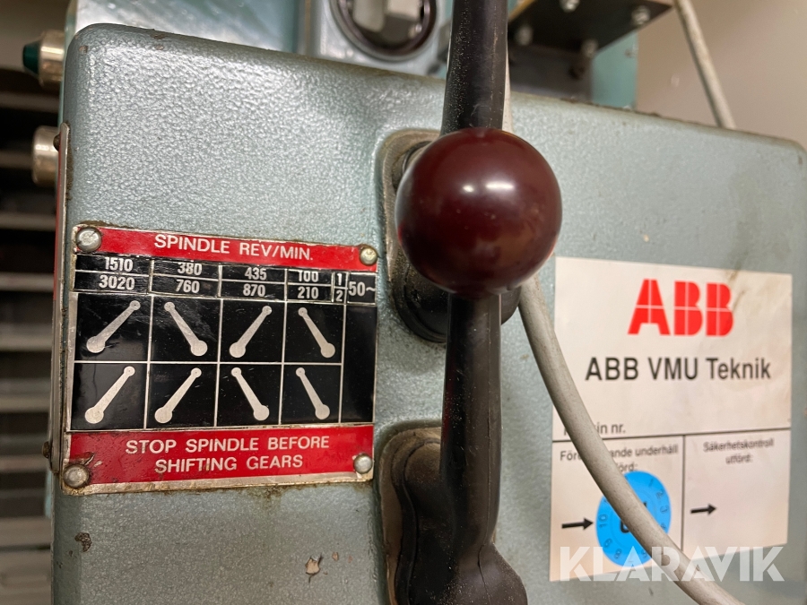 Pelarborrmaskin Strands S 68, Trollhättan, Klaravik auktione