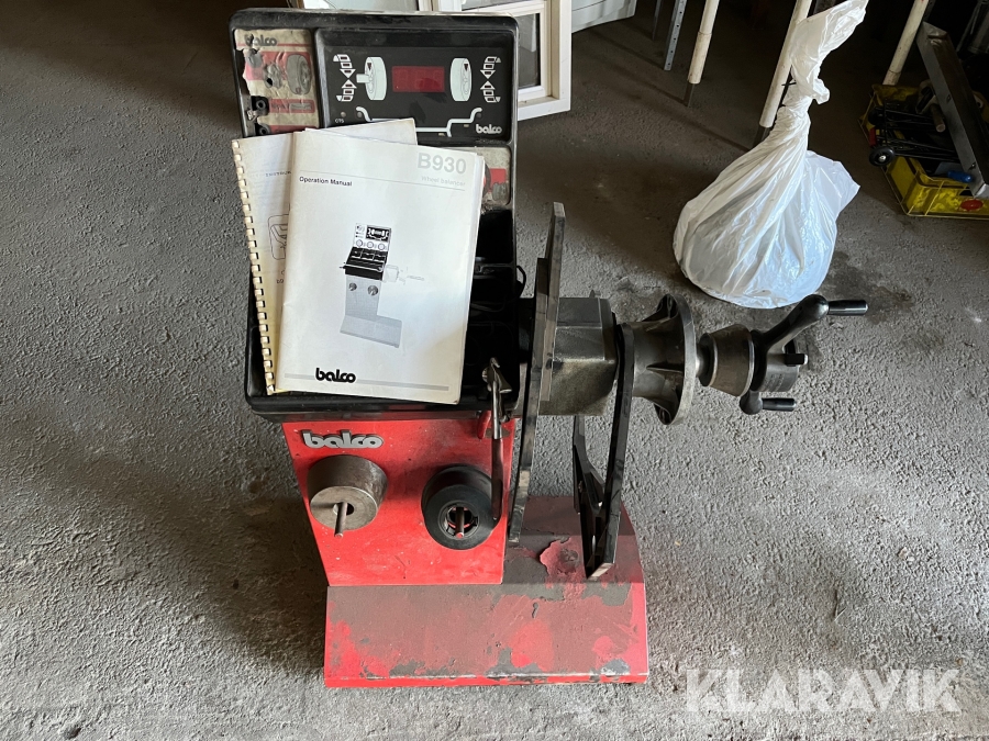 Balanseringsmaskin Balco B930, Lund, Klaravik auktioner