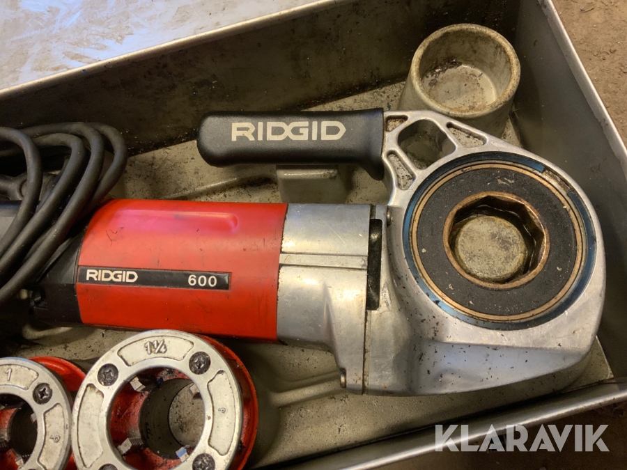 Gängmaskin VVS Ridgid 600, Eskilstuna, Klaravik auktioner
