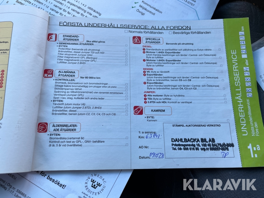 Skåpbil Citroën, Gislaved, Klaravik auktioner