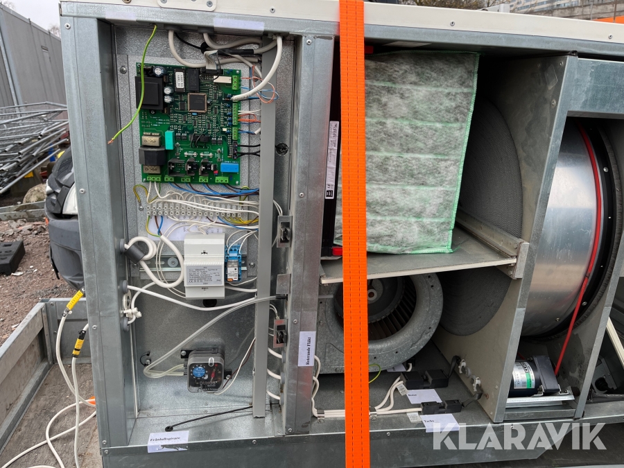 Rumsaggregat FläktWoods ABRA-2-1-1-0-0-1, Stockholm, Klaravi